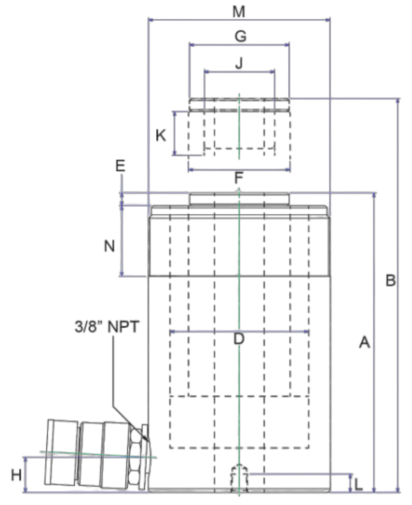 Single Acting Hollow Cylinder | Hoisting Equipment Specialists