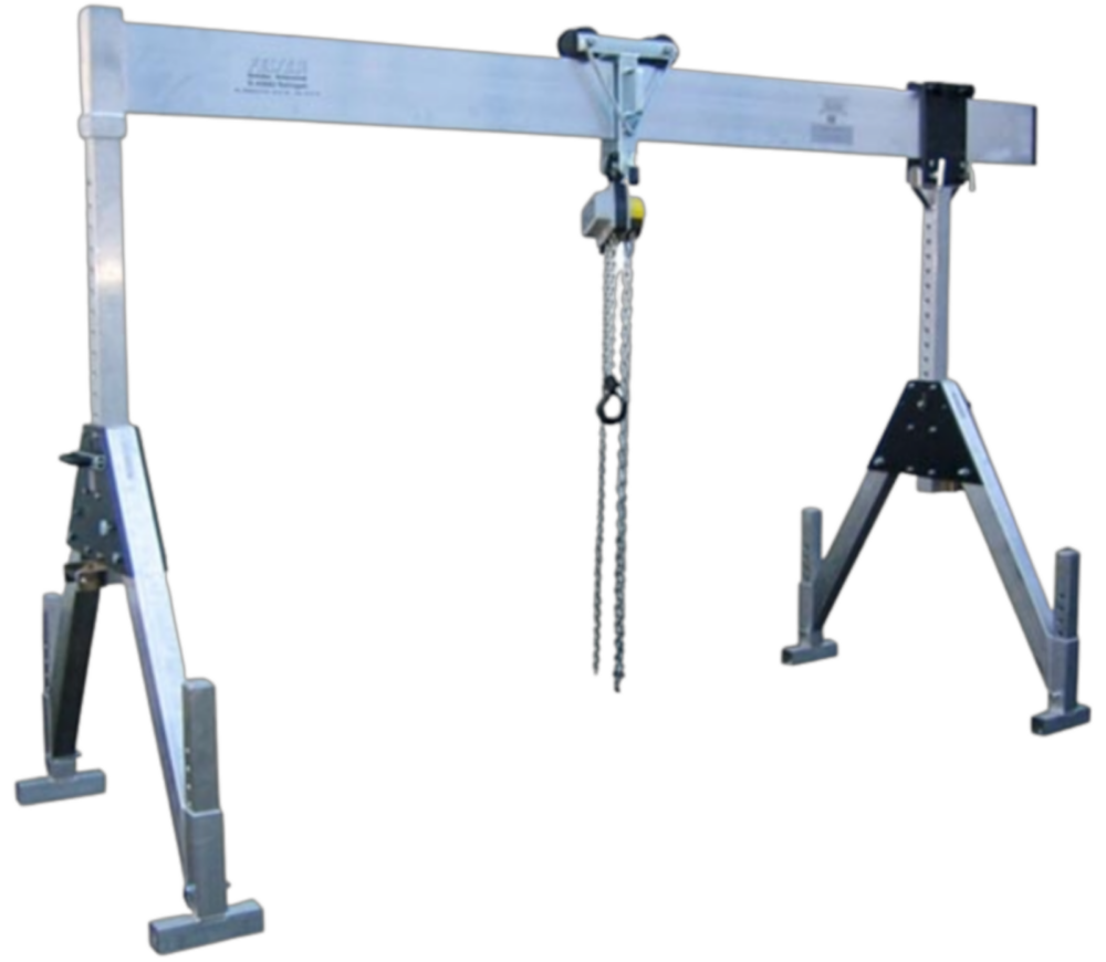 Folding Aluminium Gantry Crane | Hoisting Equipment Specialists